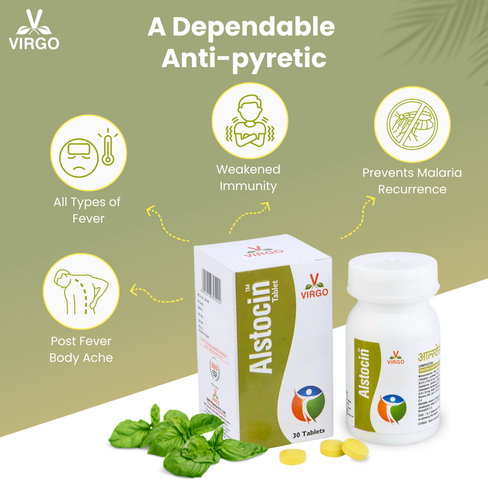 Alstocin Tablet 30 Tab + Alstocin Syrup 200 ml – Virgo UAP Pharma