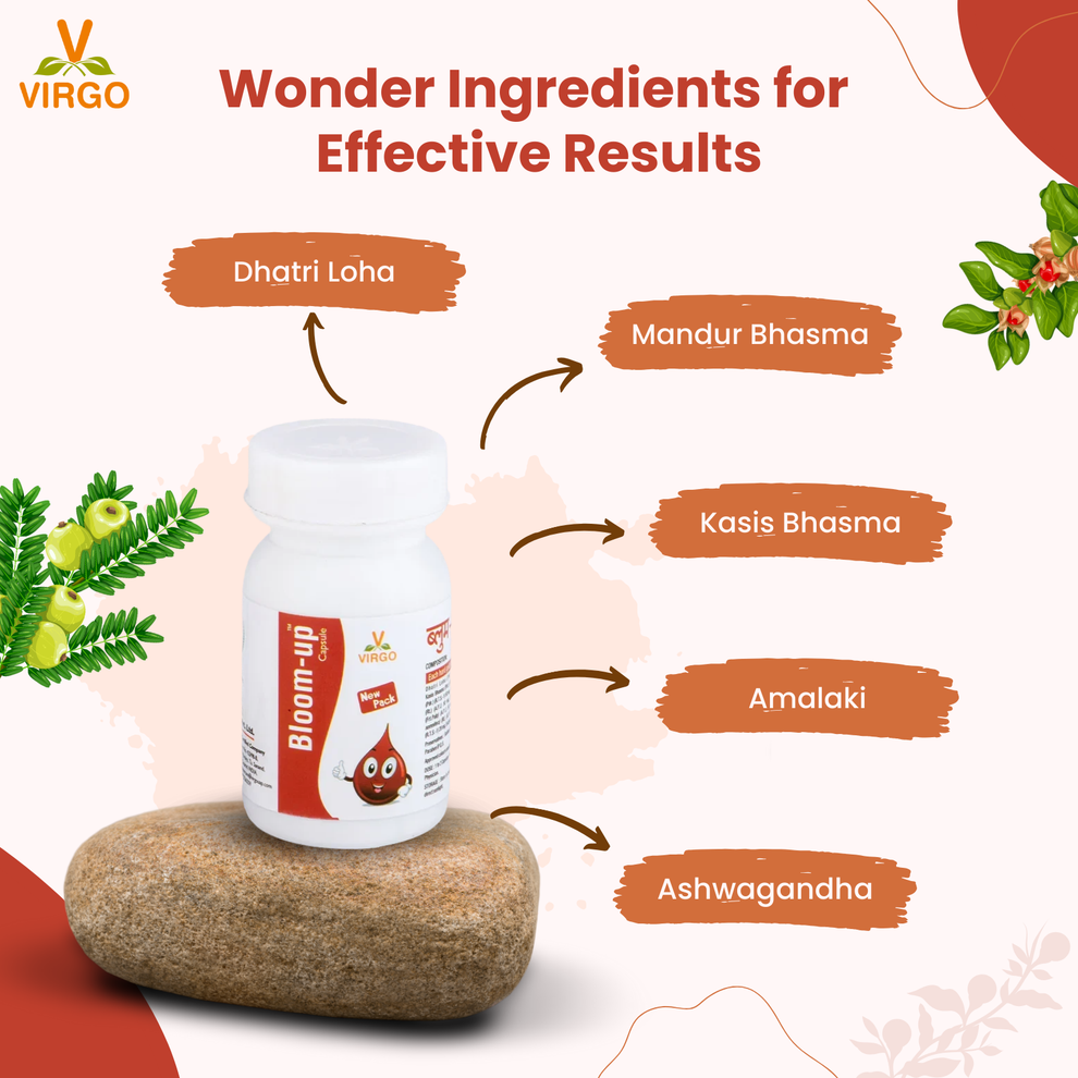 Bloom-up Capsule 30 Cap + Virgoliv Syrup 200 ml – Virgo UAP Pharma