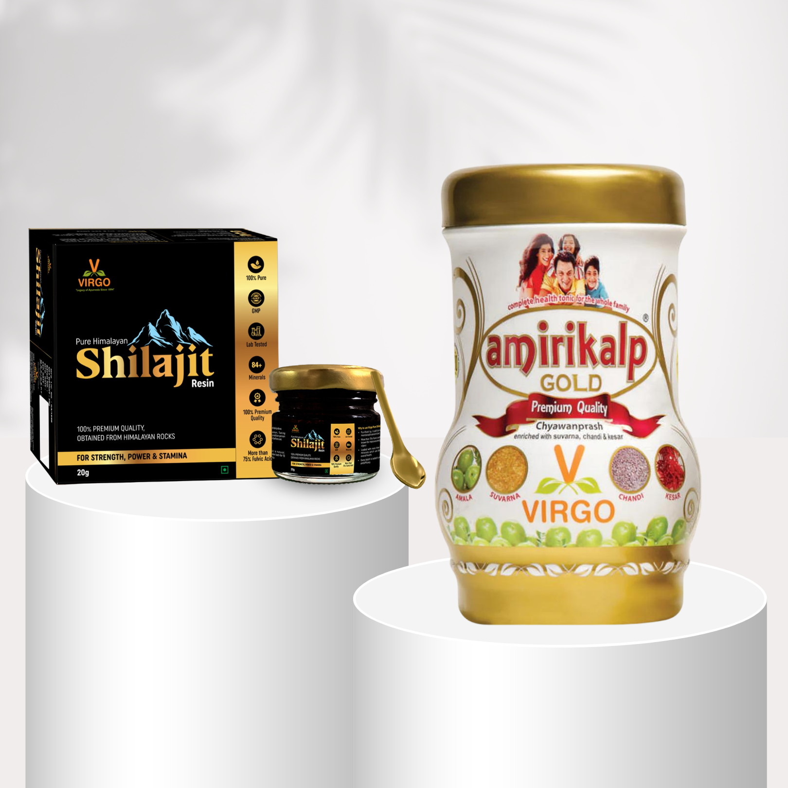 Amirikalp 1 kg + Virgo Shilajit Resin 20 g – Virgo UAP Pharma