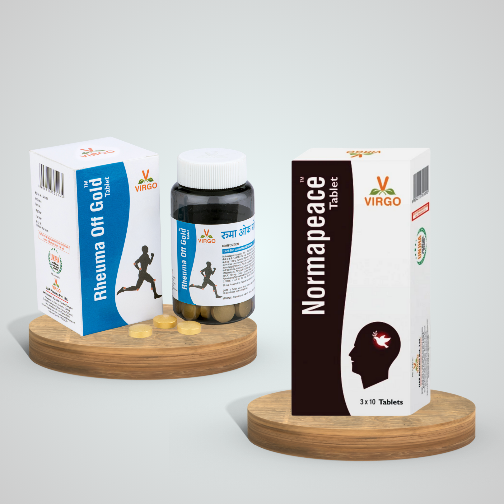 Rheuma off Gold Tablet 30 Tab + Normapeace Tablet 30 Tab – Virgo UAP Pharma