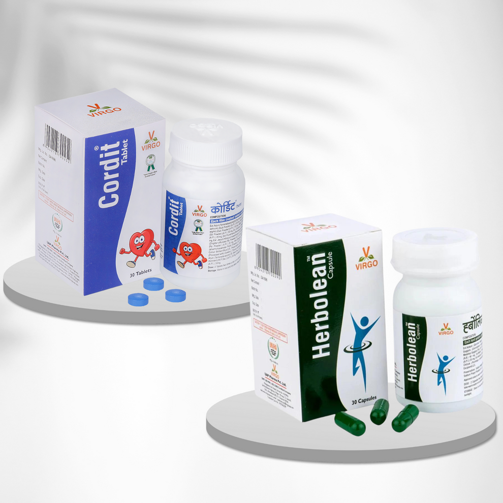 Cordit Tablets 30 Tab + Herbolean Capsule 30 Cap – Virgo UAP Pharma